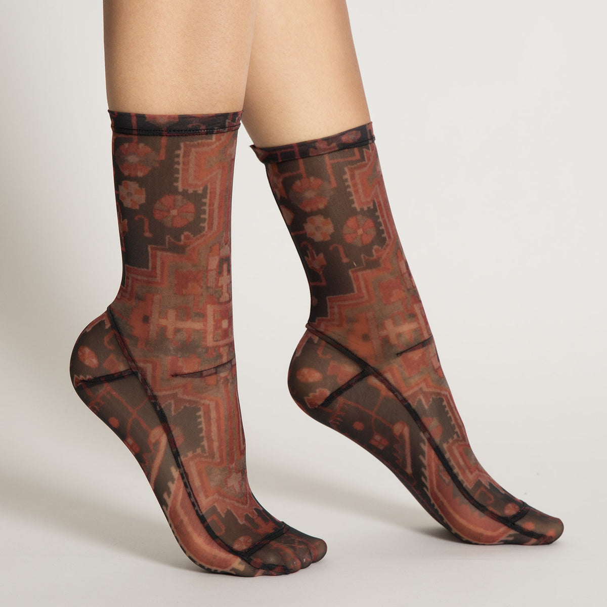 SAMPLE Persian Rug Mesh Socks – Darner Socks